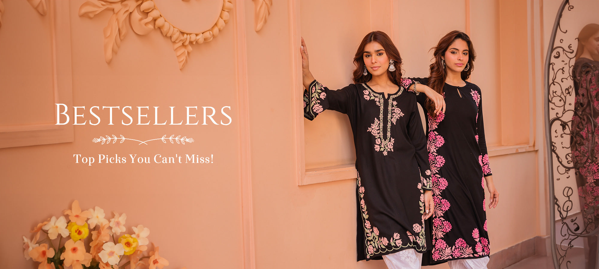 Shop Hand Embroidered Chikankari Outfits for Men & Women - House Of ...