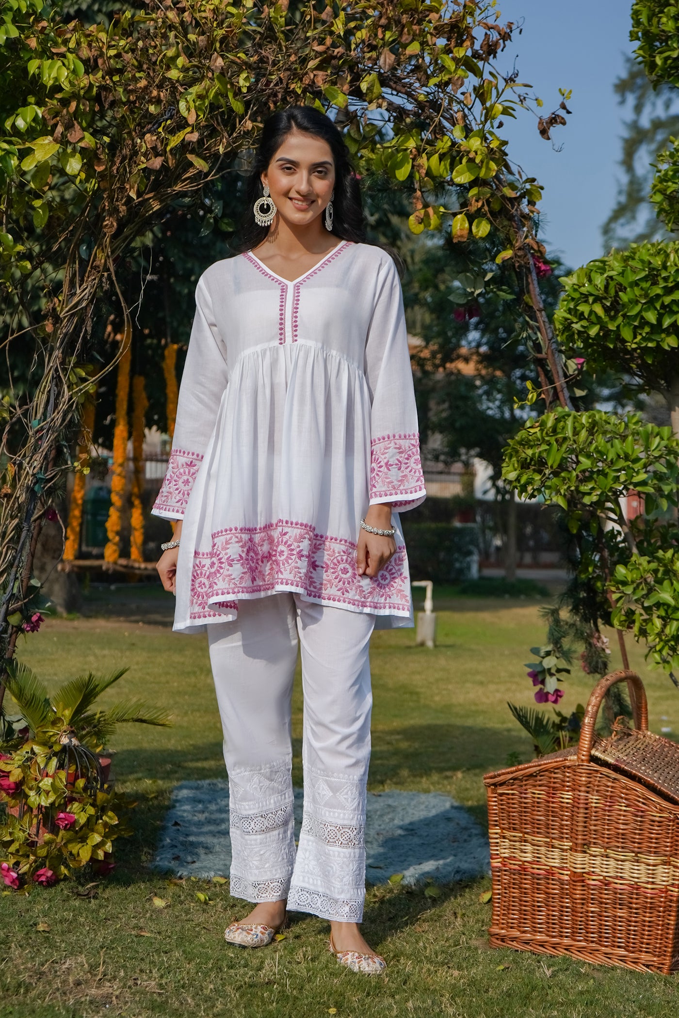 House Of Kari(Chikankari Clothing) - Phool ki Holi