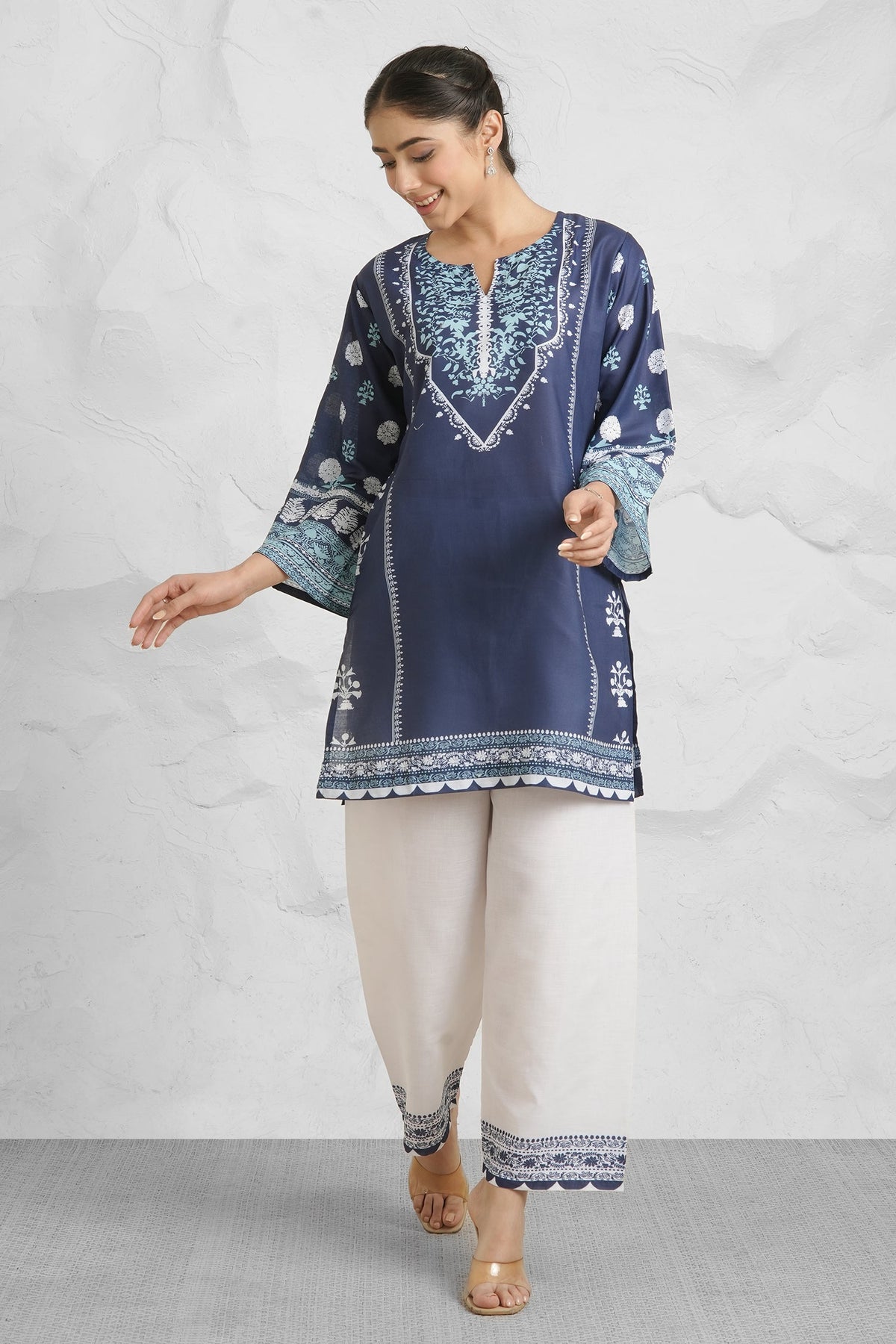 House Of Kari(Chikankari Clothing) - Lawn Cotton Printkari Co-ord Set ...