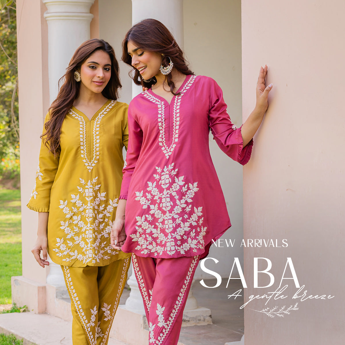 Shop Hand Embroidered Chikankari Outfits for Men & Women - House Of ...