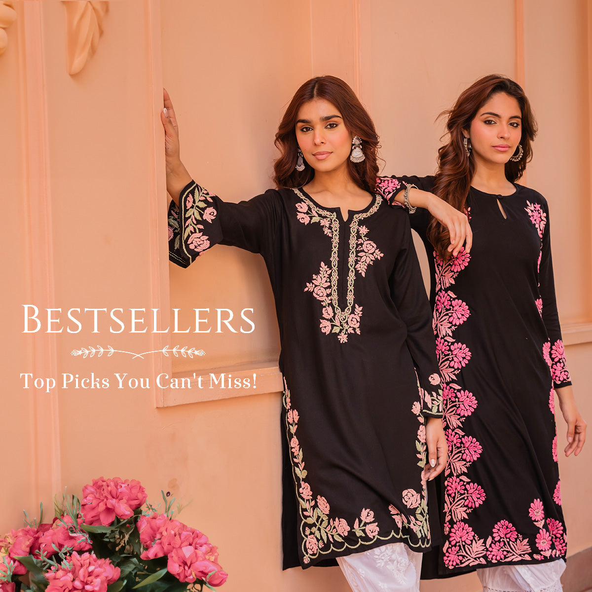 Shop Hand Embroidered Chikankari Outfits for Men & Women - House Of ...